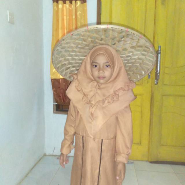 Jual Caping topi cetok dudkuy ukuran 55 cm kerajinan anyaman dari bambu ...