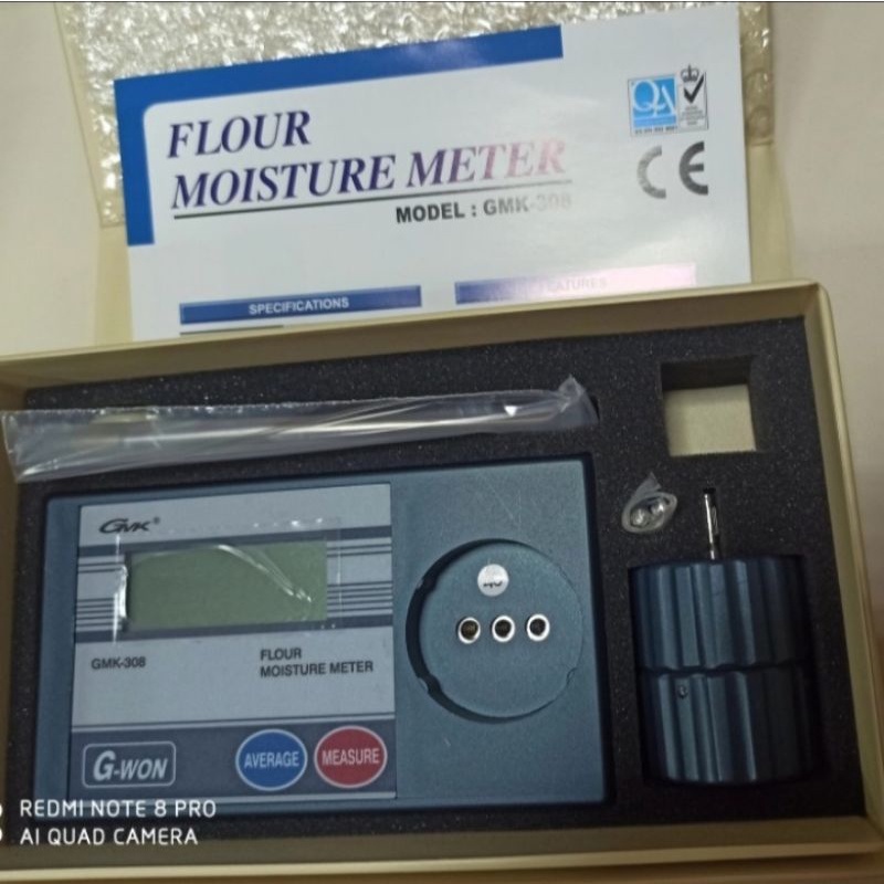 Jual Fluor Moisture Meter GMK 308 Pengukur Kadar Air Tepung | Shopee ...