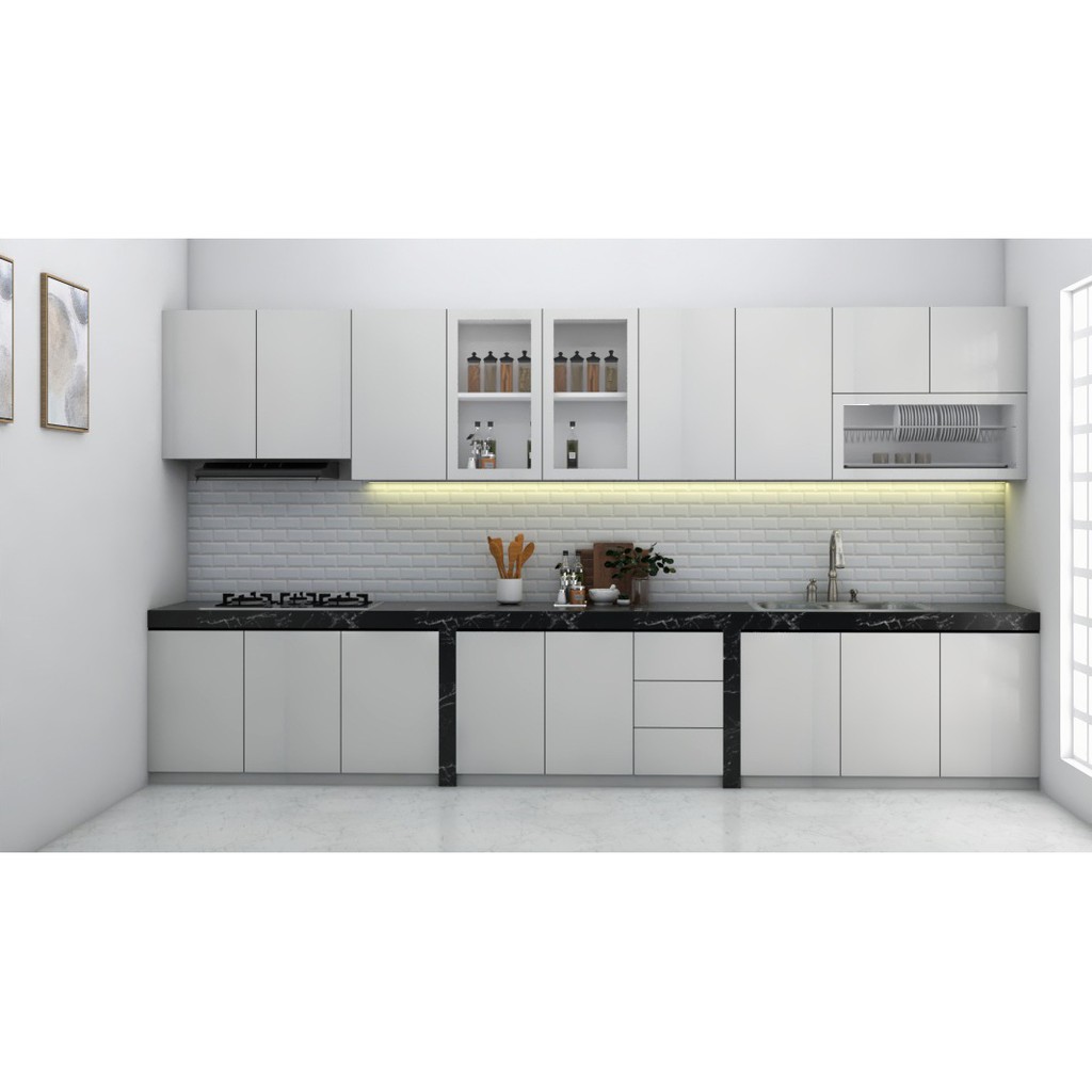Jual Kitchenset Kitchen Set Custom HPL Rak dapur Jateng Semarang Solo ...