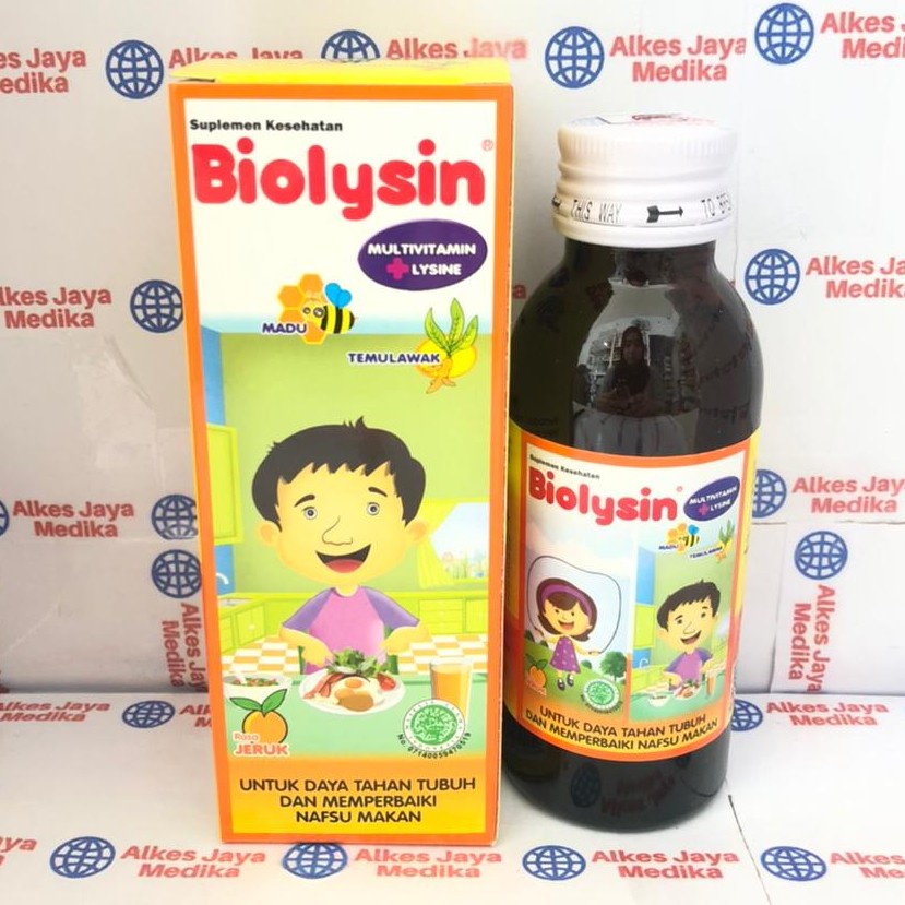 Jual Biolysin Sirup 100 ml (Multivitamin Anak) | Shopee Indonesia