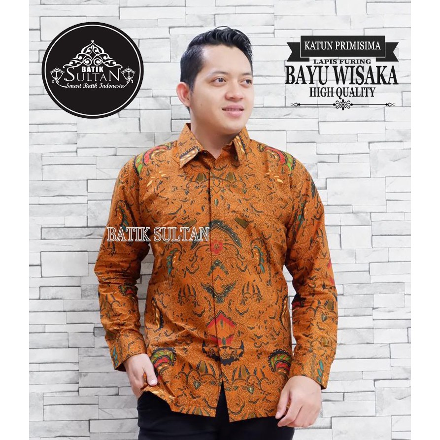 Jual Bayu Wisaka Kemeja Batik Pria Lengan Panjang Full Furing By Batik ...