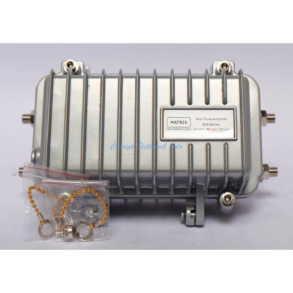 Jual Booster Matrix E(S) Outdoor 750Mhz 60V Boster ES Kabel TV CATV ...