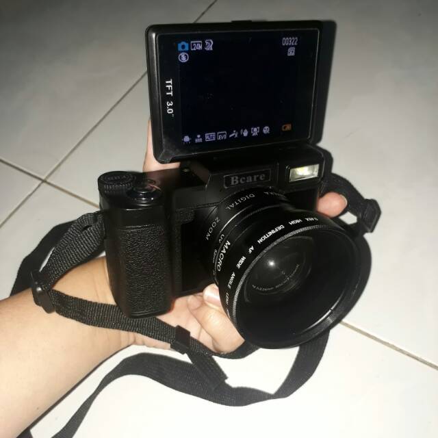 Jual Bcare camera mirrorless 24MP full HD 1080P | Shopee Indonesia