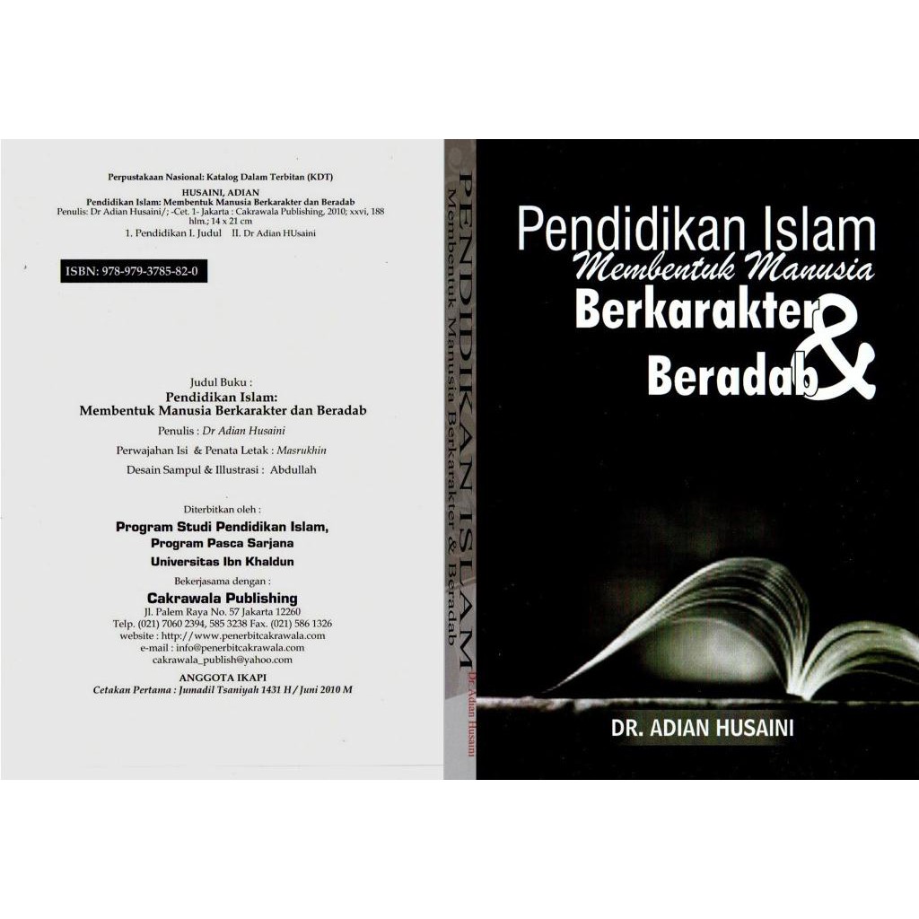Jual Buku Pendidikan Islam Membentuk Manusia Berkarakter Dan Beradab Dr
