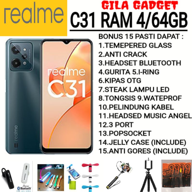 Jual REALME C31Y RAM 4/64GB | Shopee Indonesia