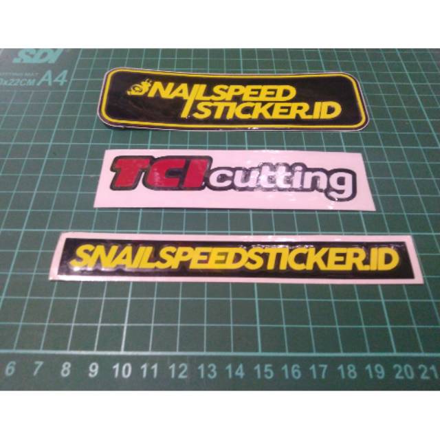 Jual Sticker helmet KYT logo TCI CUTTING Joume Masia | Shopee Indonesia
