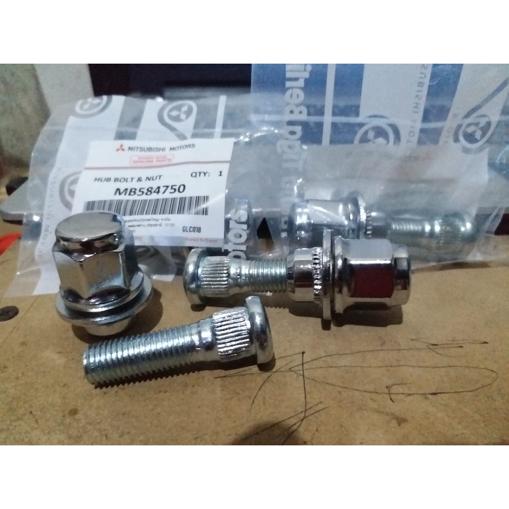 Jual HUB BOLT BAUT RODA SET + MUR RACING BAUT RODA PAJERO SPORT L200 ...