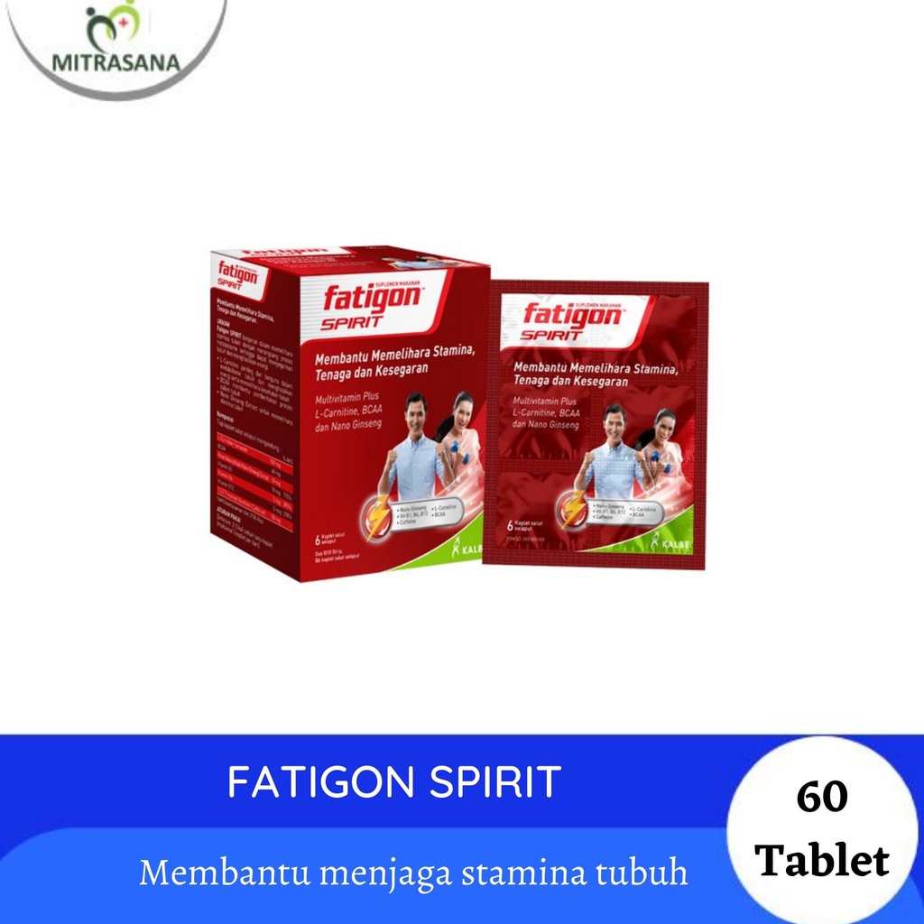 Jual Fatigon Spirit 60 Tablet - (1 strip) | Shopee Indonesia