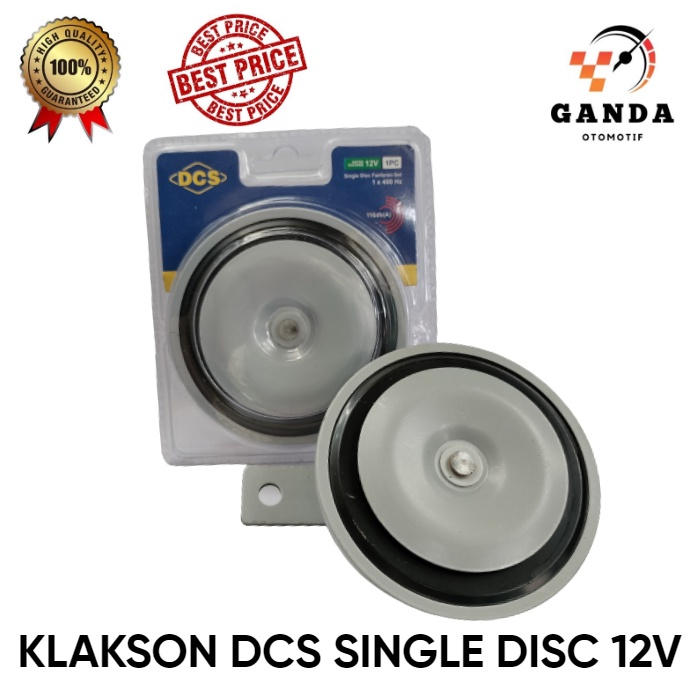 Jual KLAKSON MOBIL / MOTOR DCS DISC ENGKEL FANFAREN SINGLE 12 VOLT ...