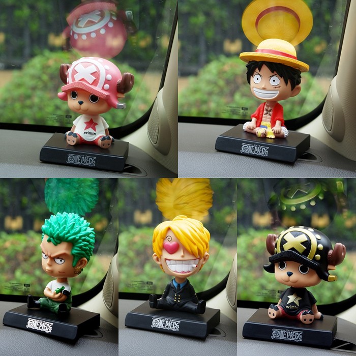 Jual ONE PIECE Boneka Figure Miniatur Pajangan Mobil Stand LUFY CHOPPER ...