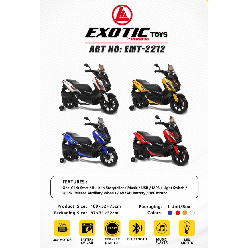 Jual motor listrik anak xmax PLTM | Shopee Indonesia