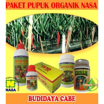 Jual Paket Pupuk Organik Budidaya Cabai / Cabe Original Produk Nasa ...