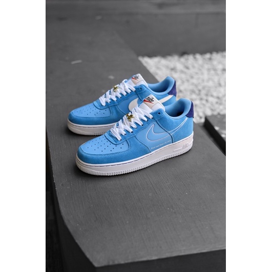 Jual NIKE AIR FORCE 1 07 FIRST USE UNIVERSAL BLUE | Shopee Indonesia