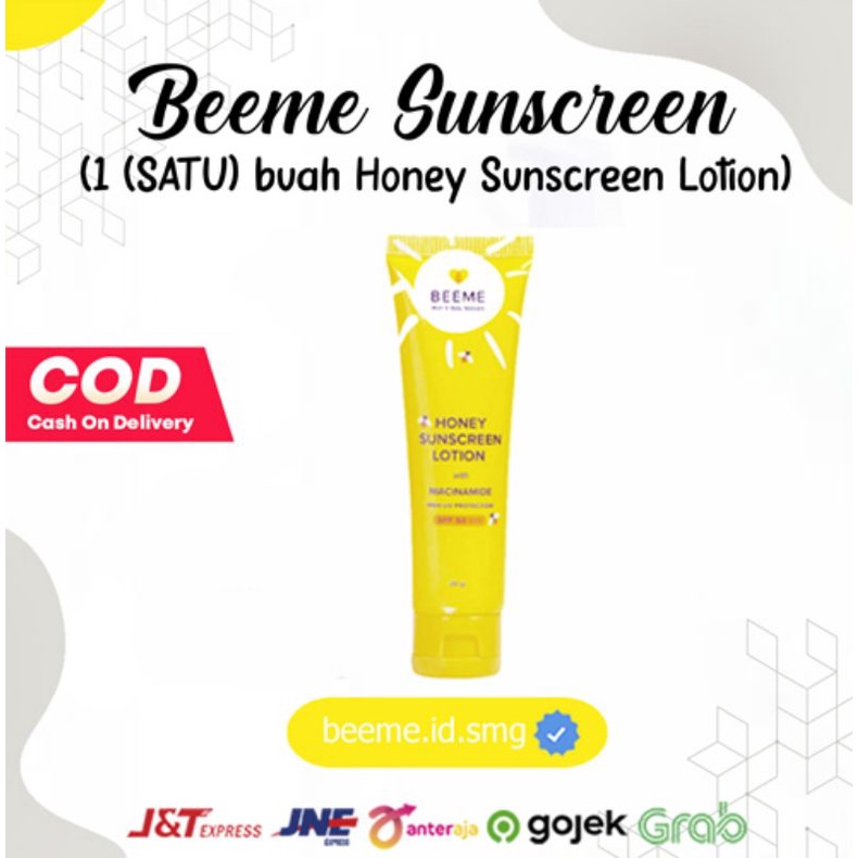Jual Beeme Honey Sunscreen Lotion Skin Care Ibu dan Anak Sunblock ...