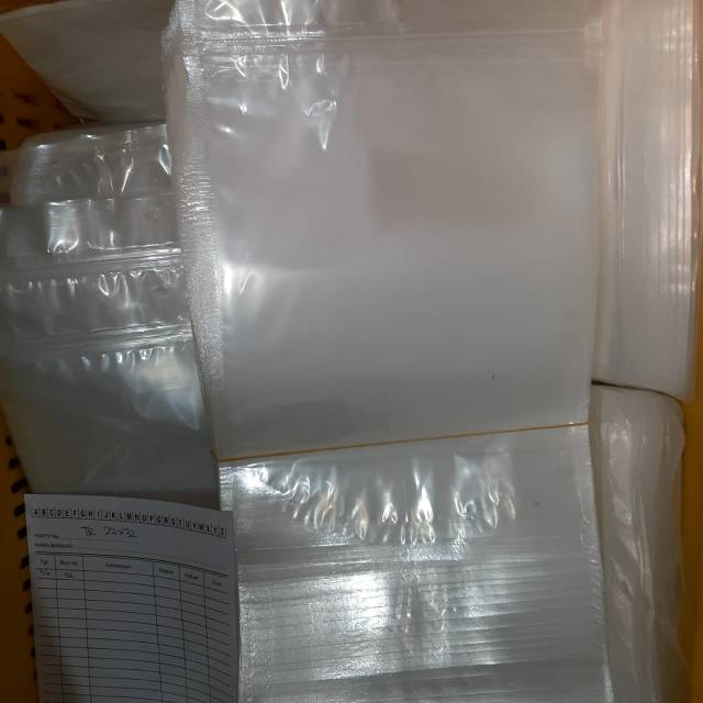 Jual Standing Pouch Transparan 22x32 cm isi 100pcs Plastik Klip Bening ...