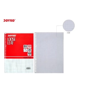 Jual Loose Leaf Isi Kertas File Binder Joyko B5 - 100 GR Grid 100 Lembar | Shopee Indonesia