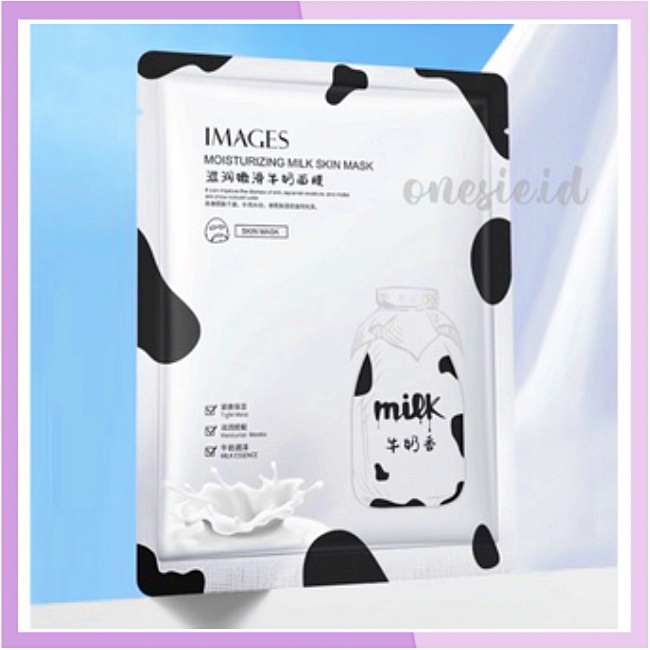 Jual IMAGES Masker Wajah Susu Cows Milk Facial Sheet Mask Berfungsi ...