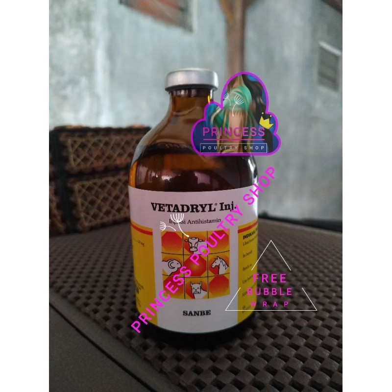 Jual VETADRYL Inj 100 ml - Antihistamin Injeksi | Shopee Indonesia