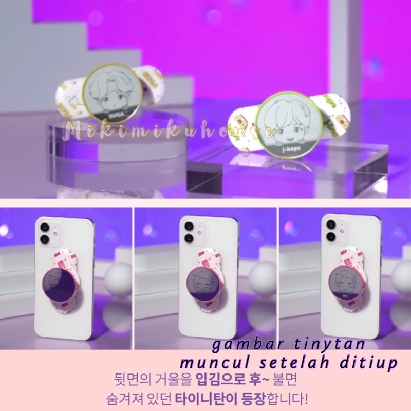 Jual TINYTAN BTS GRIPTOK PHONE HOLDER BTS GRABBER BTS BT21 | Shopee ...