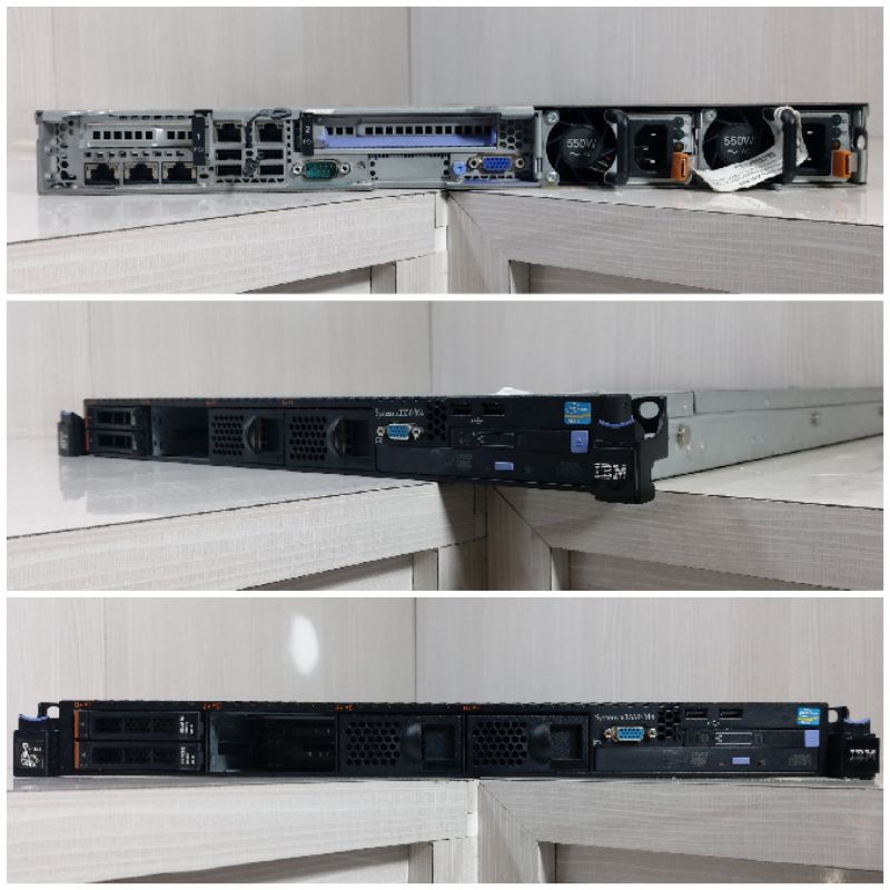 Jual Server System X Ibm X3550 M4 1u Xeon E5 2609 X2 Ram 32gb Hdd 600gb