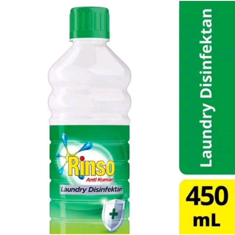 Jual Rinso anti kuman Laundry Disinfektan 450 ml | Shopee Indonesia