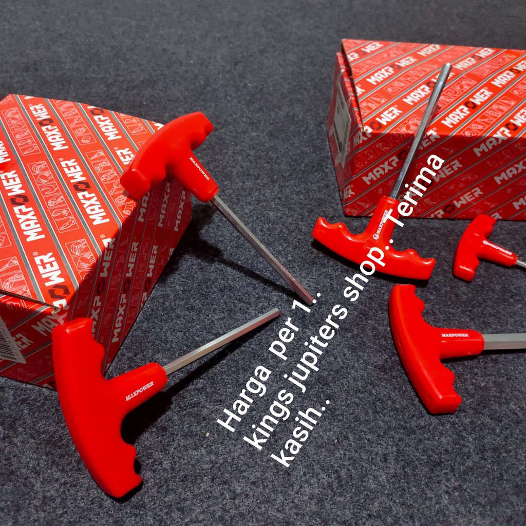 Jual GAGANG T KUNCI L 3MM CR-V T HANDEL HEX KEY 3MM KUNCI L 3MM 3 MM KUNCI L PEGANGAN T 3MM ...