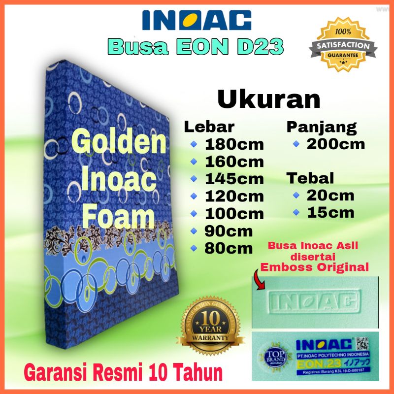 Jual Kasur Busa Inoac D23 Original Tebal 20cm / 15cm - Kasur Inoac ...