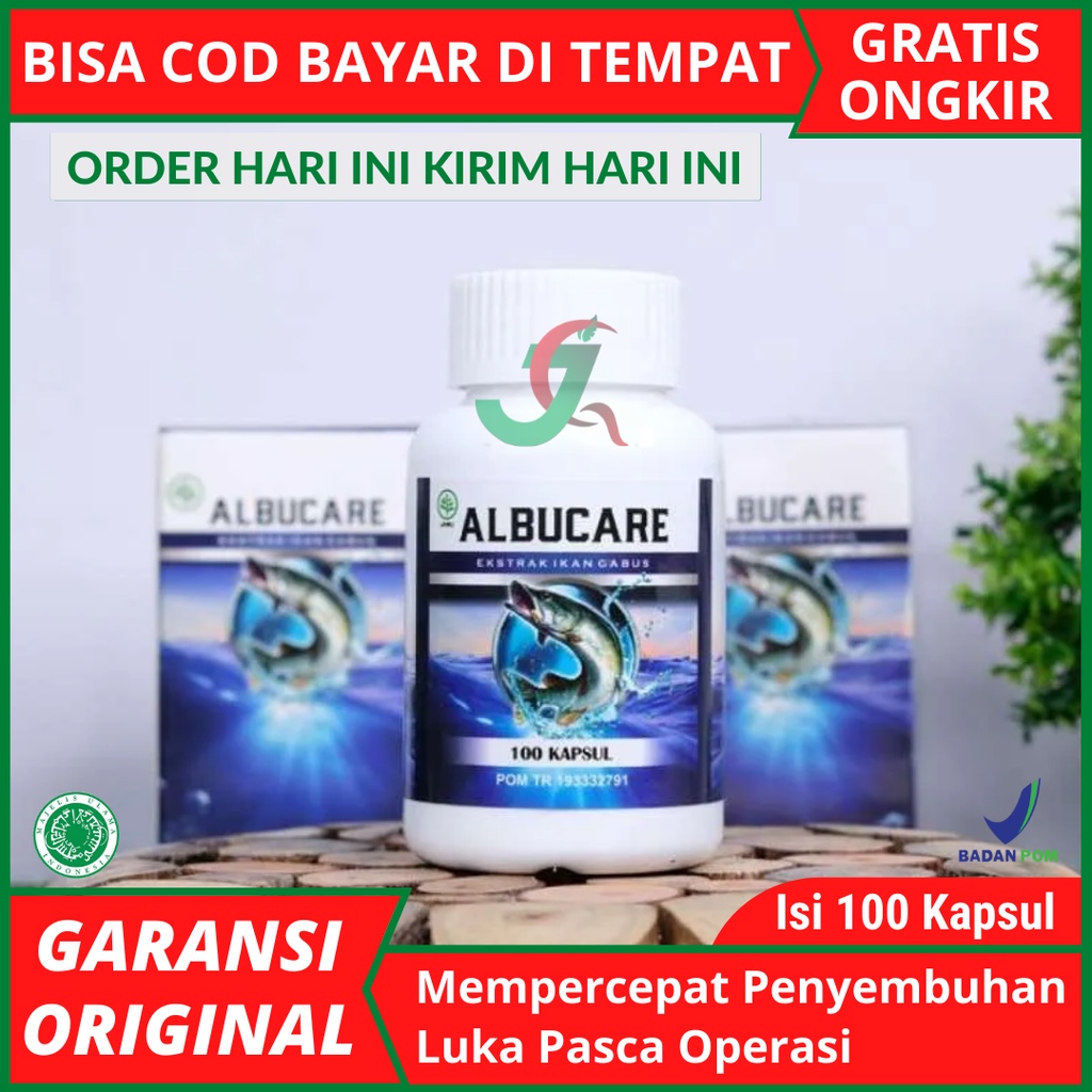 Jual ALBUCARE Original - Ekstrak Albumin Ikan Gabus Pasca Operasi Sesar Caesar Normal Luka ...