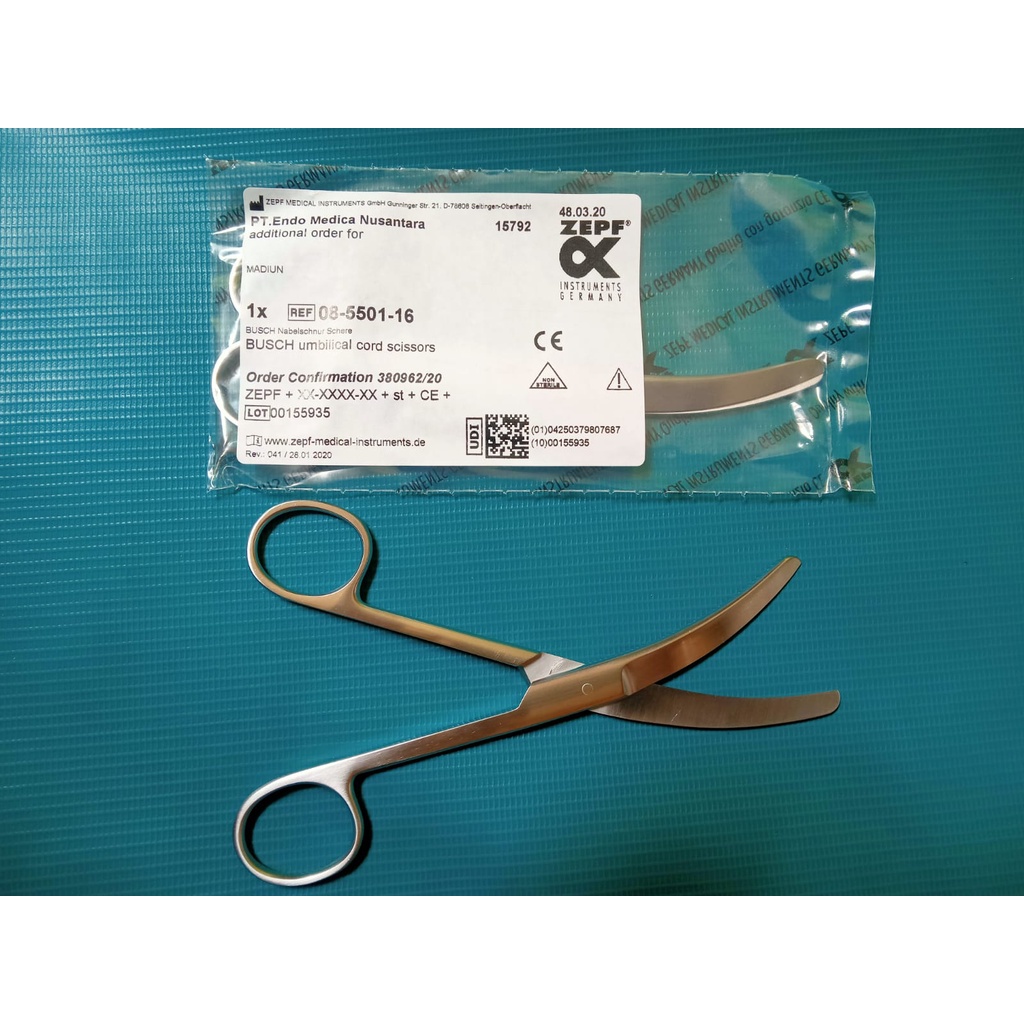 Jual Gunting tali pusar / Busch umbilical cord scissors 16cm zepf ...