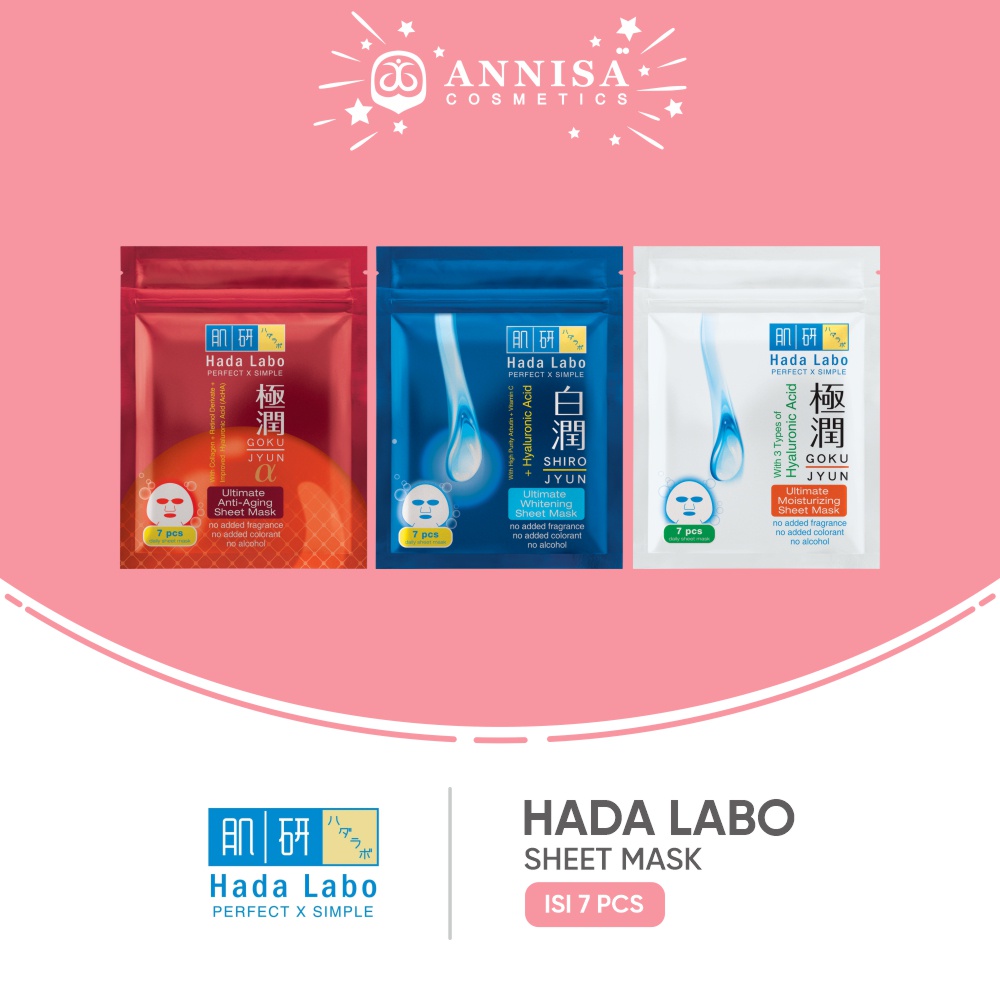 Jual Hada Labo Sheet Mask 7 pcs | Shopee Indonesia