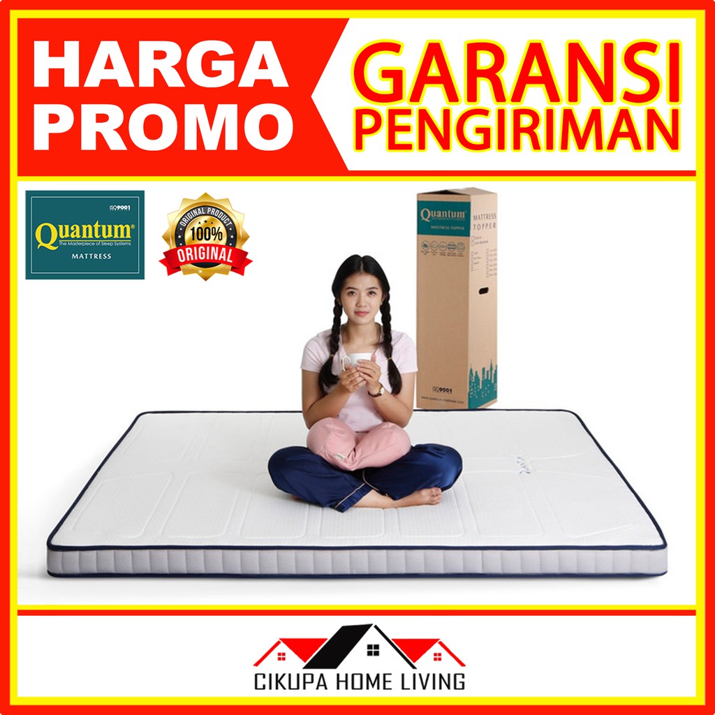 Jual MATRAS TOPPER QUANTUM PLUS TEBAL 10 CM ORIGINAL SIZE 90 100 120 ...