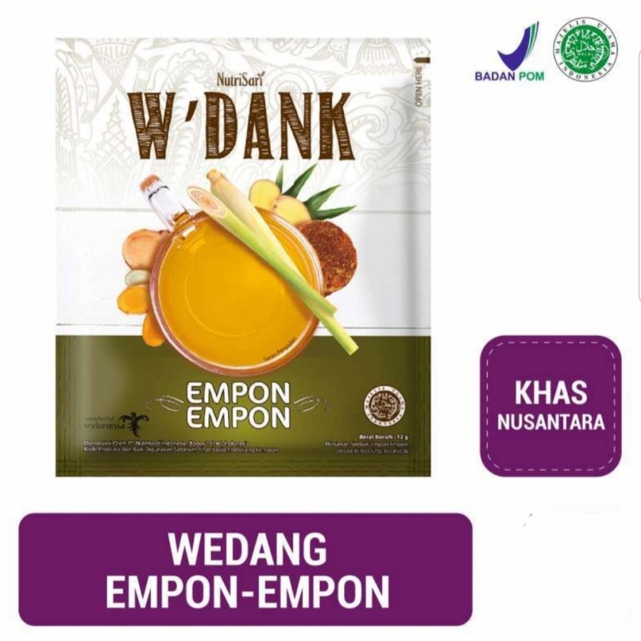 Jual Nutrisari - Wedang Empon-Empon - W'Dank Minuman Nusantara (1 ...
