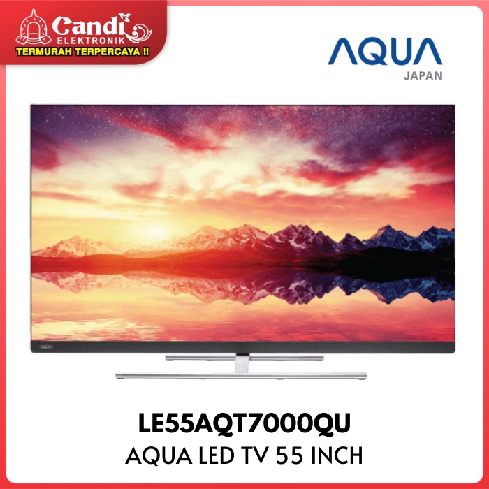 Jual AQUA LED TV 55 inch LE55AQT7000QU Android 4K HDR | Shopee Indonesia