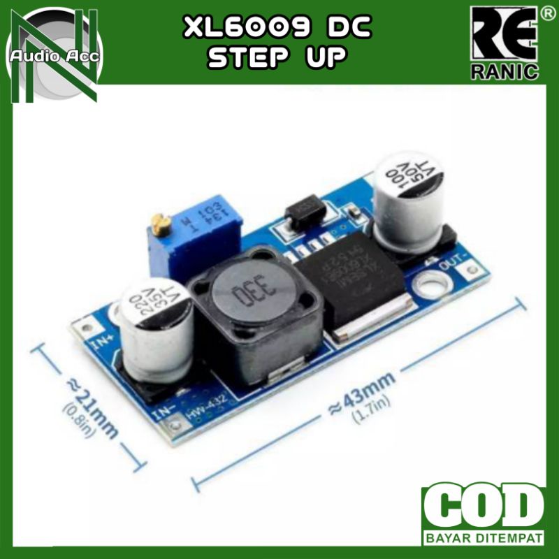 Jual XL6009 DC-DC Step Up Boost Converter 4A Booster Module | Shopee ...