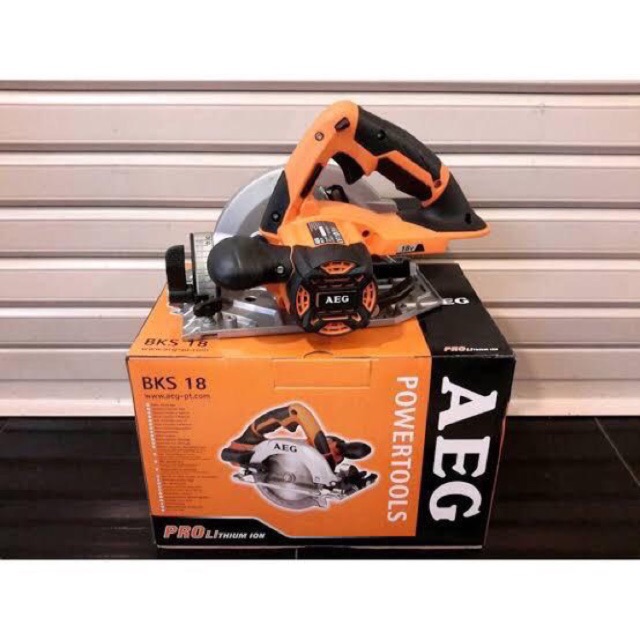 Jual PROMO Cordless Circular Saw Baterai AEG BKS 18 Unit Only | Shopee ...