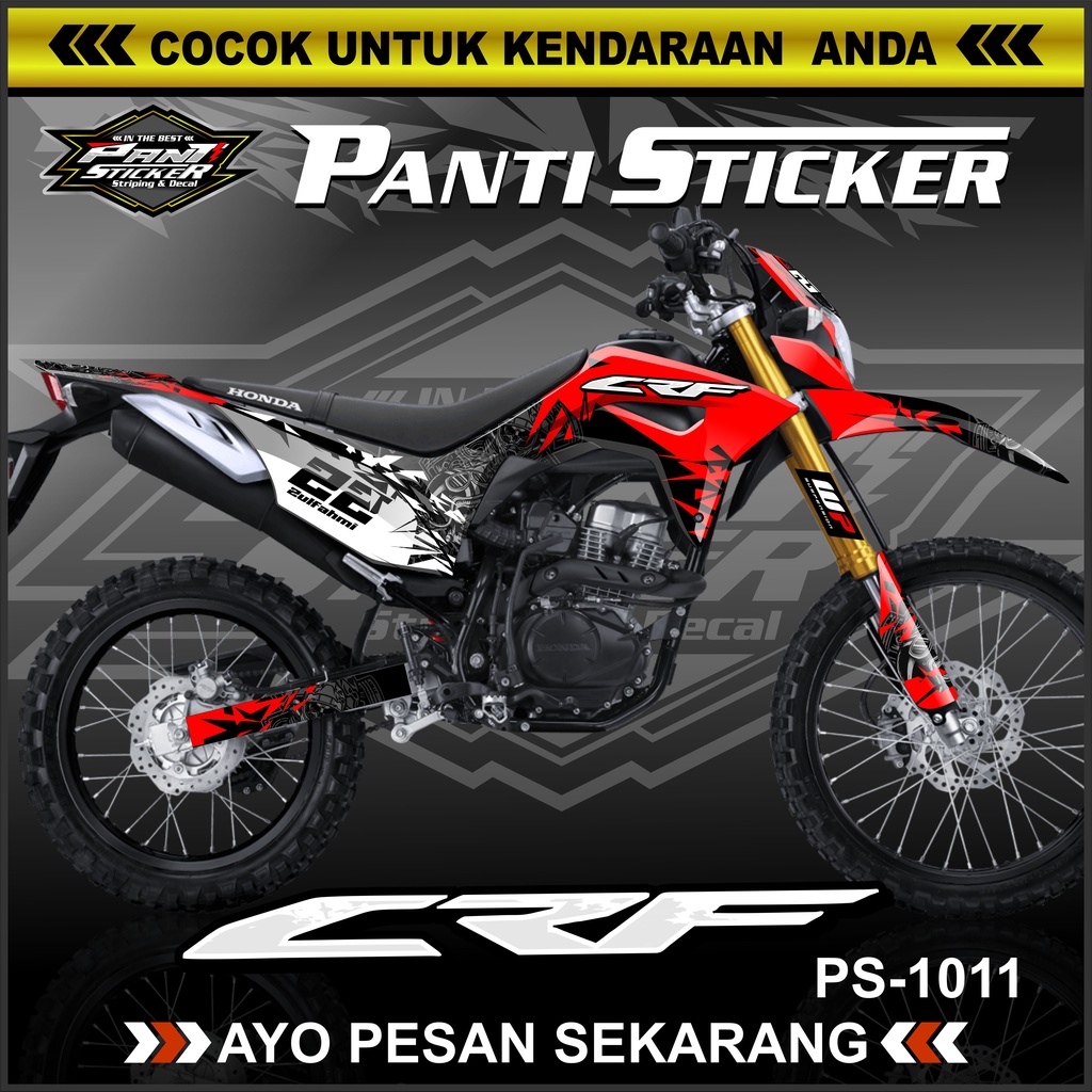 Jual Decal Sticker CRF 150L Dekal Stiker Fullbody CRF 150 L Skulll | Shopee Indonesia