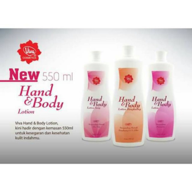 Jual Viva Hand & Body Lotion - 550g | Shopee Indonesia