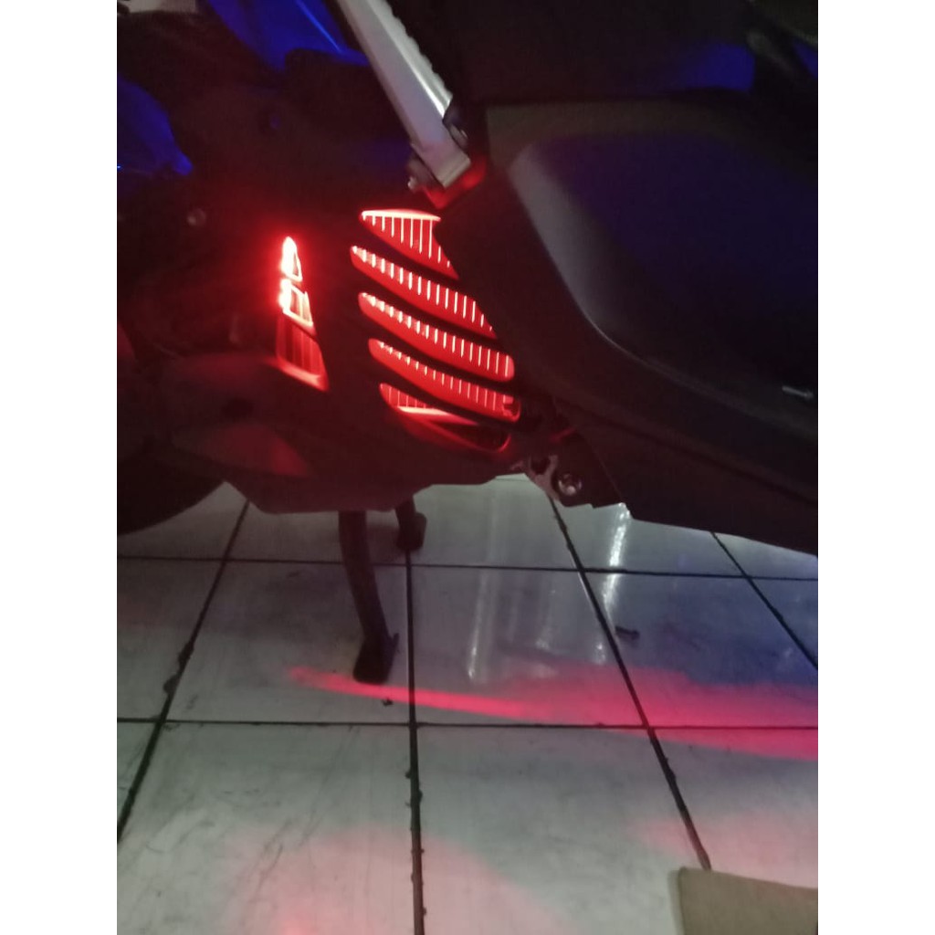 Jual LED strip cover radiator & body samping lampu motor aksesoris NMAX ...