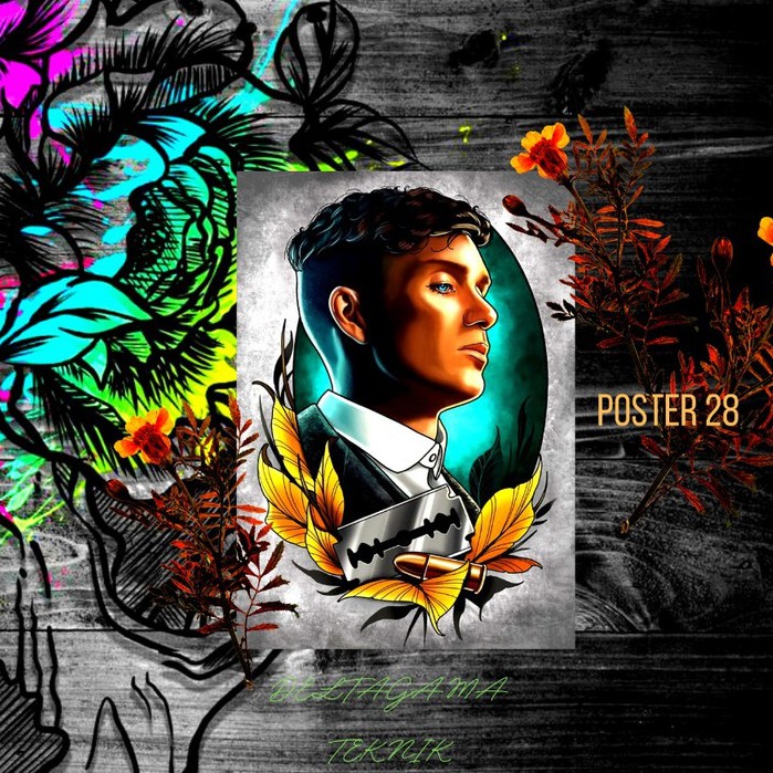 Jual hiasan dinding pigura poster 20 x 30 dan 20 x 15 p29 - p31 ...