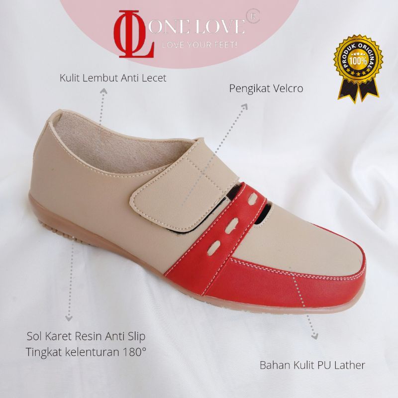 Jual Sepatu Wanita Flat Shoes One Love Original Sepatu Flatshoes Plat ...
