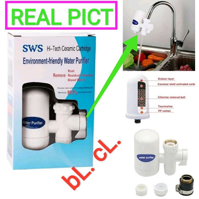 Jual Saringan Air Filter/ Penyaring Air Keran / WATER PURIFER SARINGAN ...