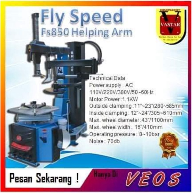 Jual Tyre changer Tire changer pembuka ban R 10" sd 24" Hidrolik Ban Mobil Motor tekiro vastar ...