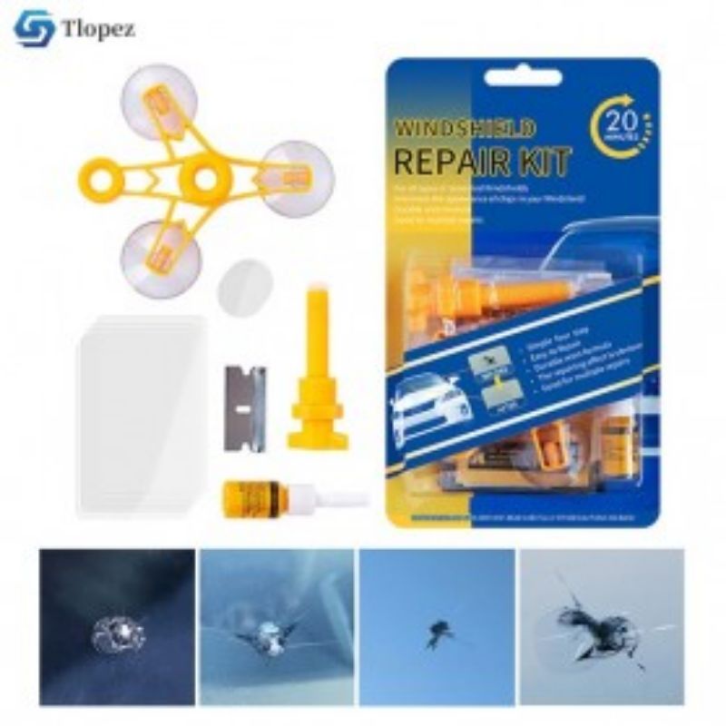 Jual Alat Reparasi Kaca Mobil Retak Windshield Repair Kit Perbaikan ...