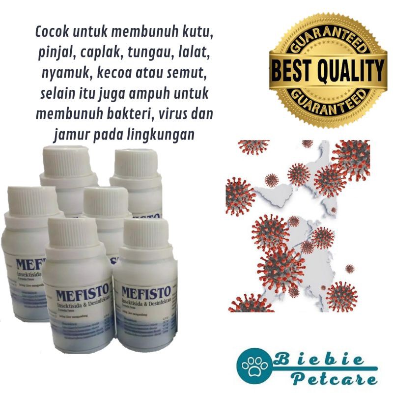 Jual Mefisto, Desinfektan, pembersih kandang, rumah | Shopee Indonesia