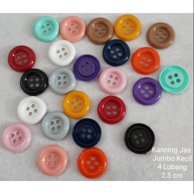 Jual KANCING JAS JUMBO KECIL 4 LUBANG | Shopee Indonesia