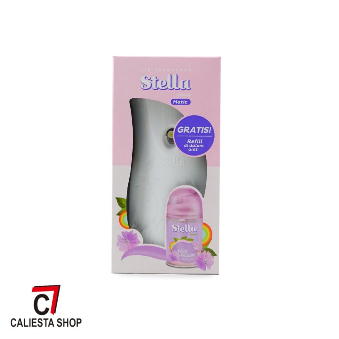 Jual AIR FRESHENER STELLA MATIC BOX SET (ALAT + REFILL 225 ML +BATERAI ...