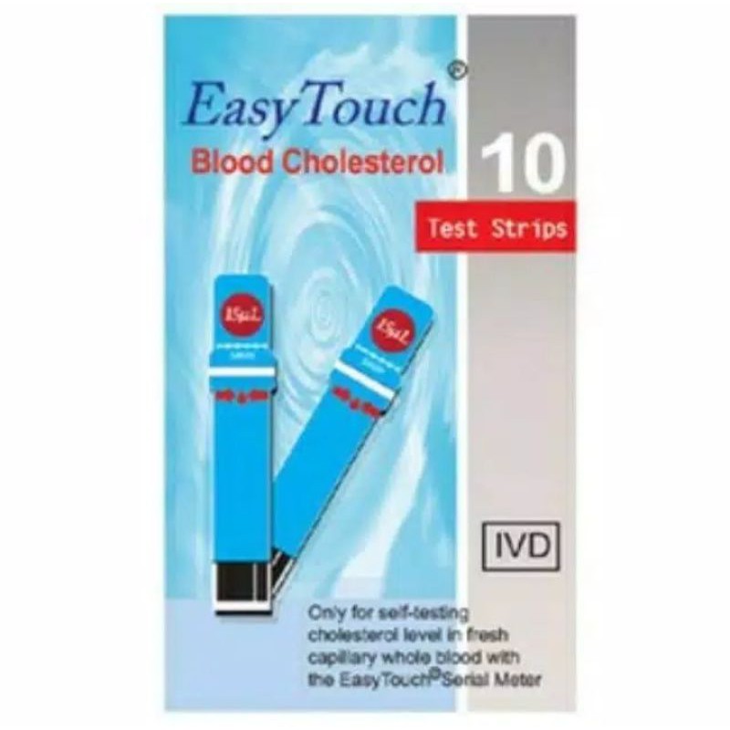 Jual Easy Touch Cholesterol Test Strip Kolestrol Isi 10 | Shopee Indonesia