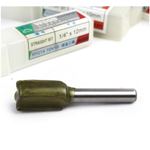 Jual WOOD Straight Bit 1/4" x 3 - 12 mm / Mata Profil Kayu Trimmer ...