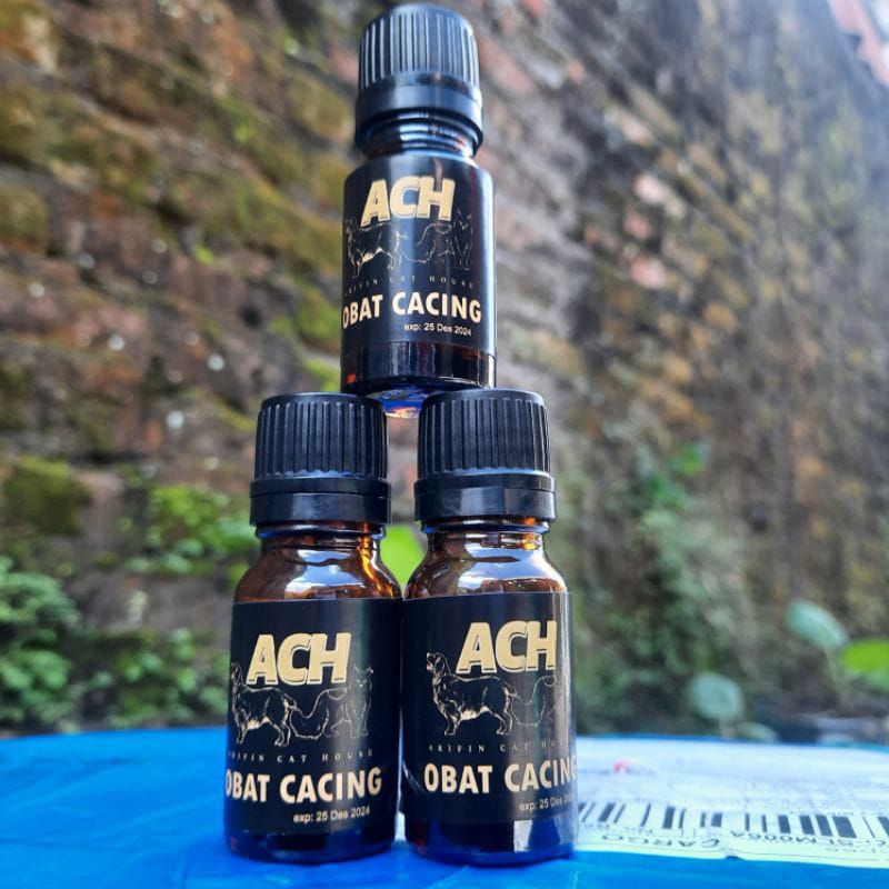 Jual ACH OBAT CACING KUCING CACINGAN BUNCIT MENGATASI MUNTAH CAIRAN ...
