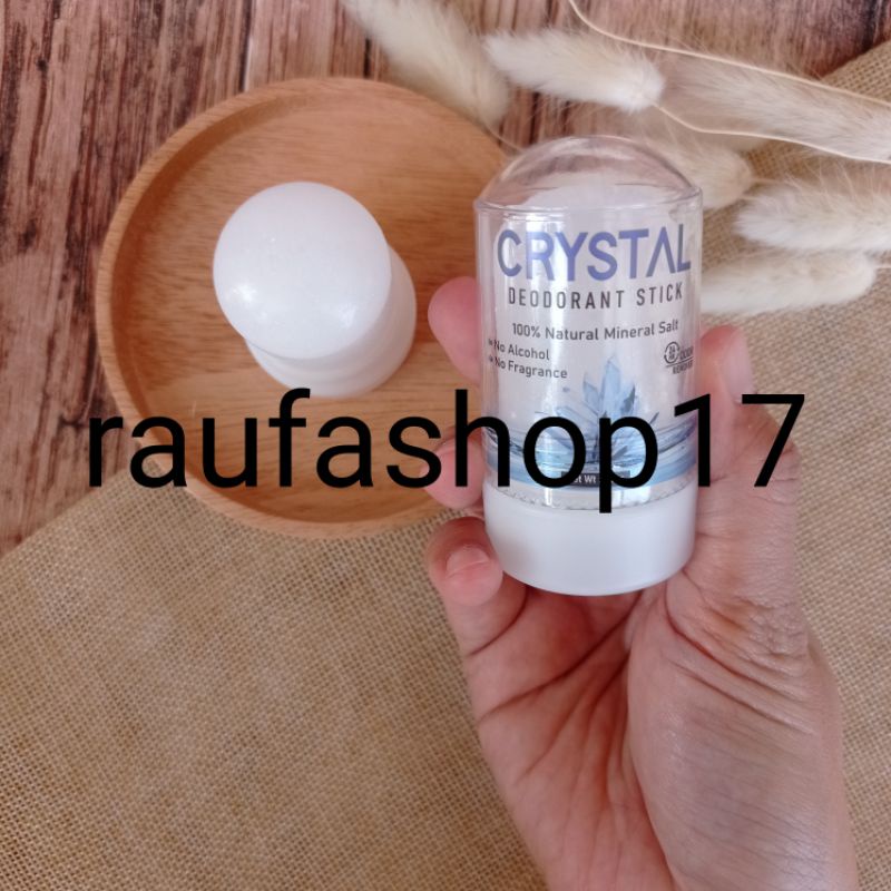 Jual BATU DEODORAN DEODORANT TAWAS CRYSTAL STICK TANAM MIRIP ROLL ON ...